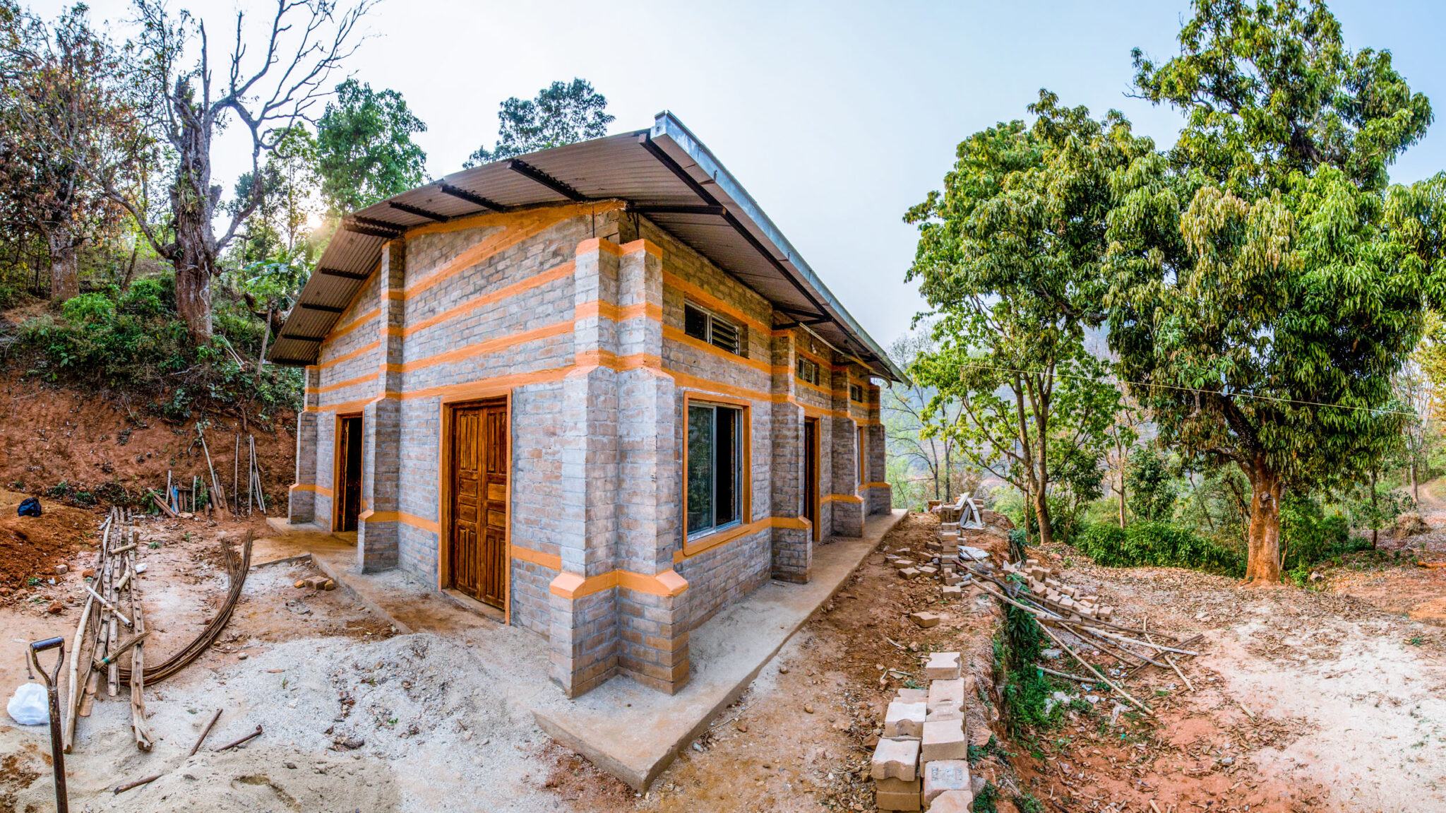 Interlocking Brick Community Center – Buildup Nepal